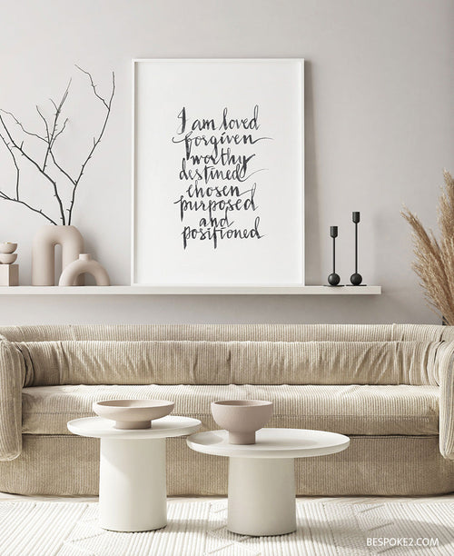 PERSONALISED + FAITH - SCRIPTURE PRINTS AND GIFTS