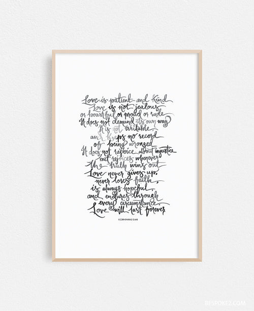 PERSONALISED + FAITH - SCRIPTURE PRINTS AND GIFTS
